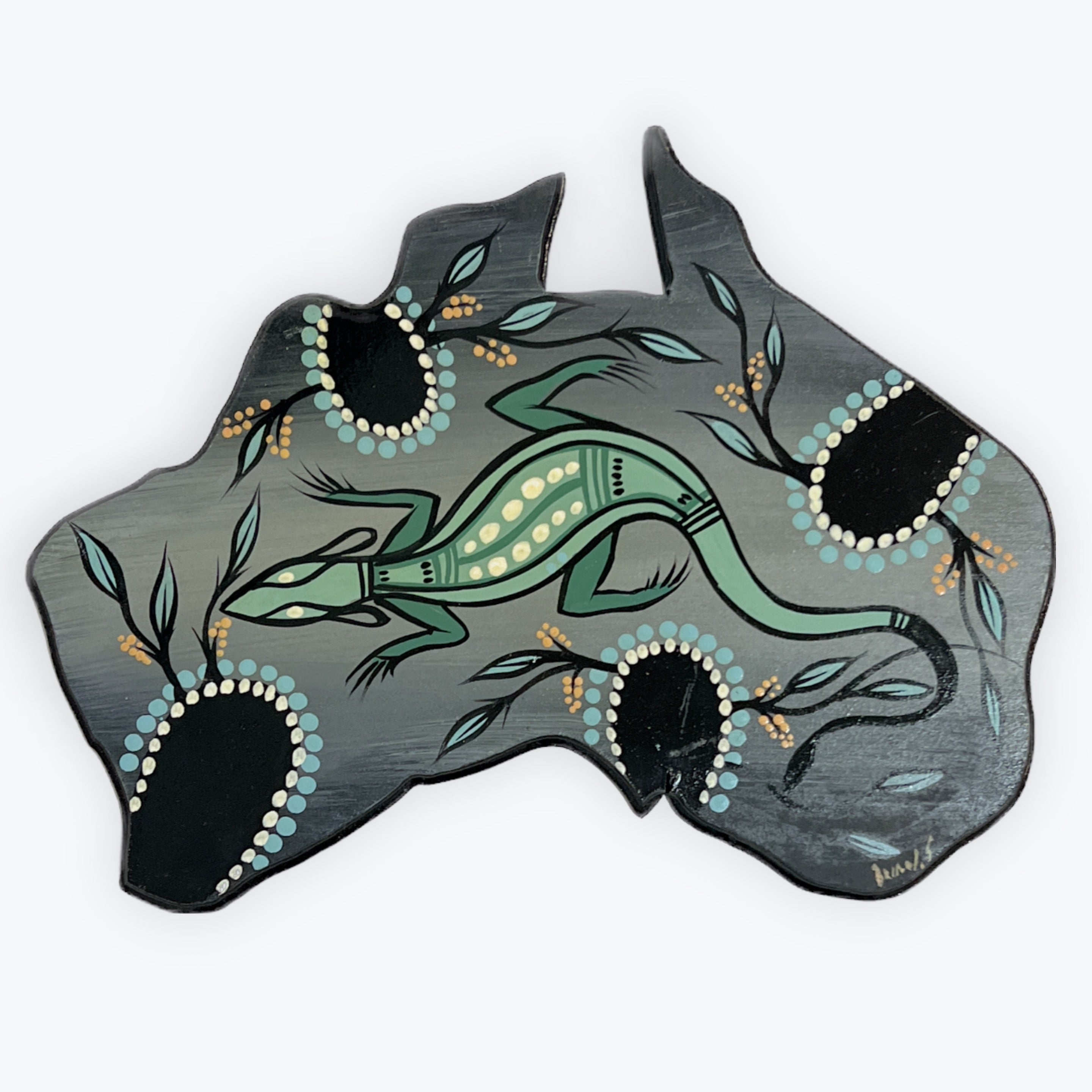 Goanna - Australian Map | Outback Arts